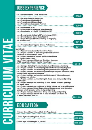 CV Omar | PDF | Business Administration | Business