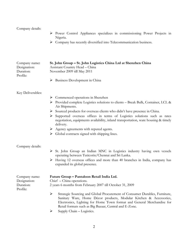 Resume - Neeraj Gul Merani | PDF