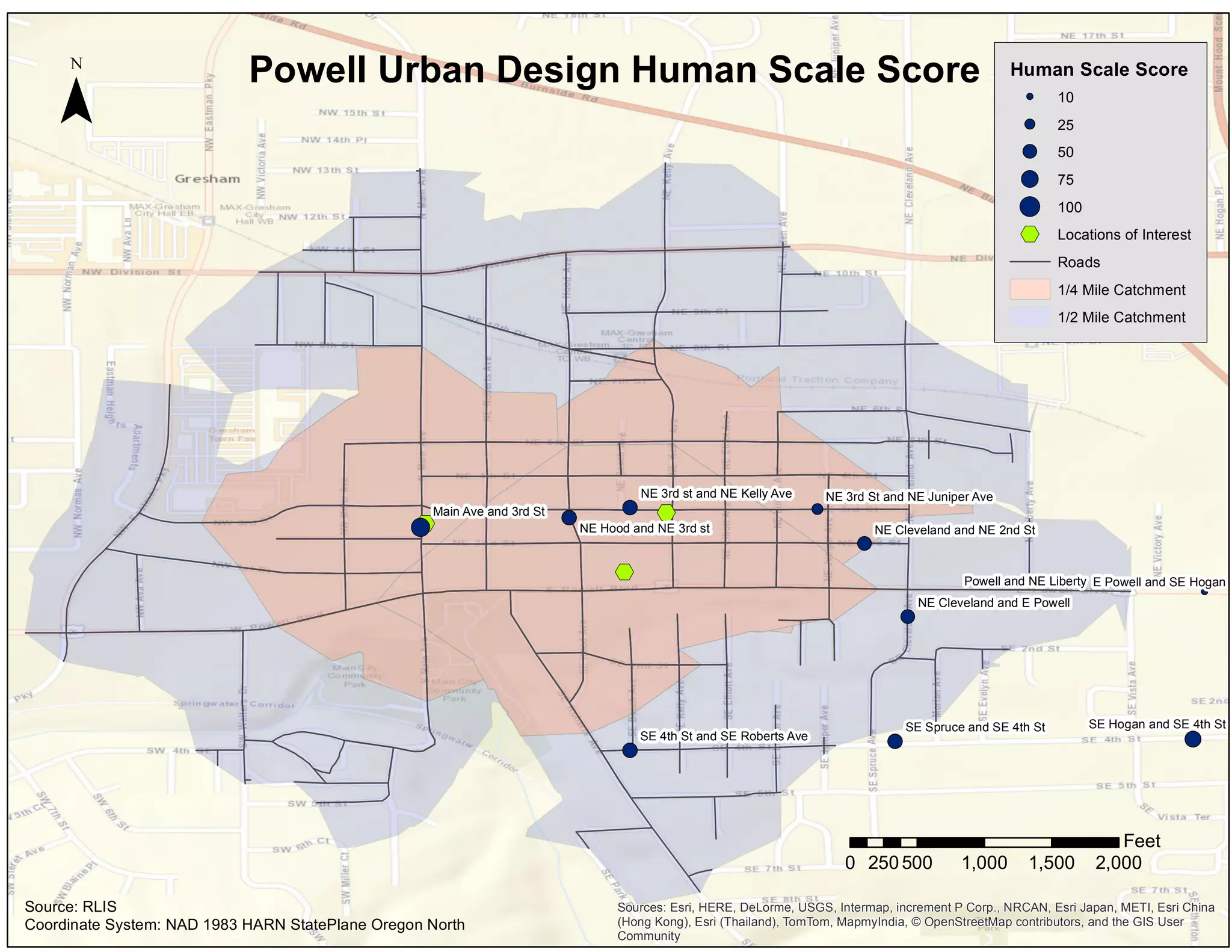 Human Scale Map | PDF