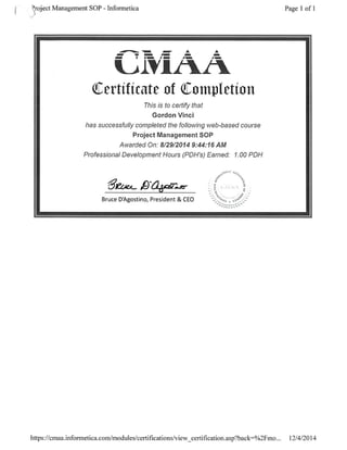 CMAA | PDF