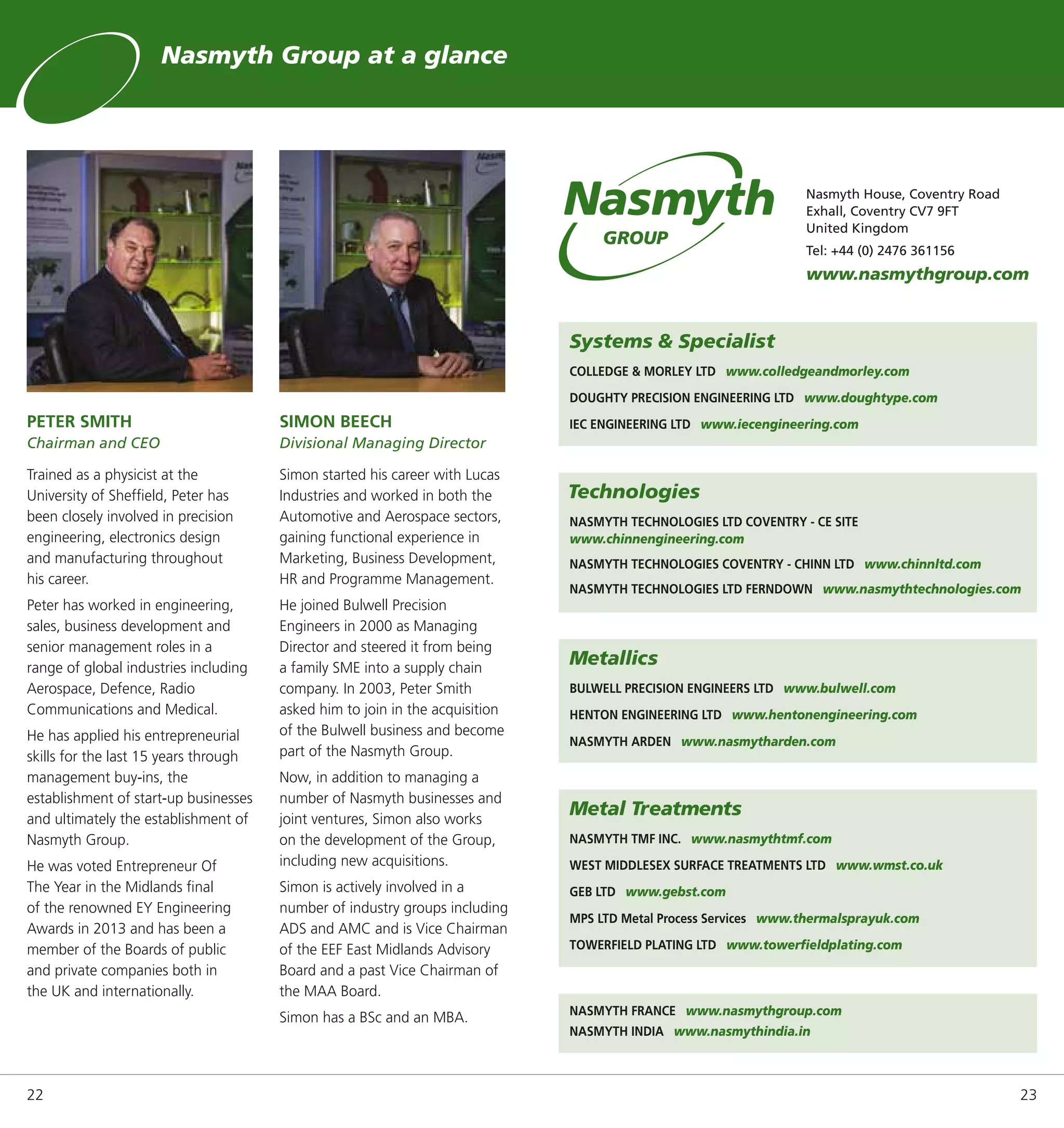 NSG15 164 Nasmyth OVERVIEW brochure update lo_res | PDF