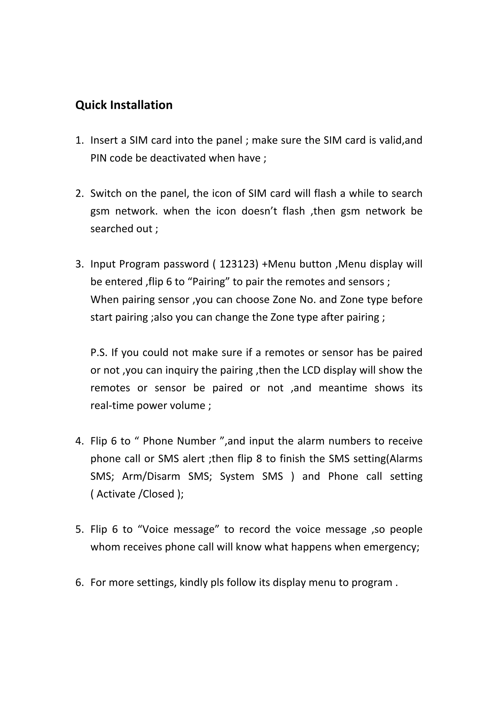 Smart Home Alarm System | PDF