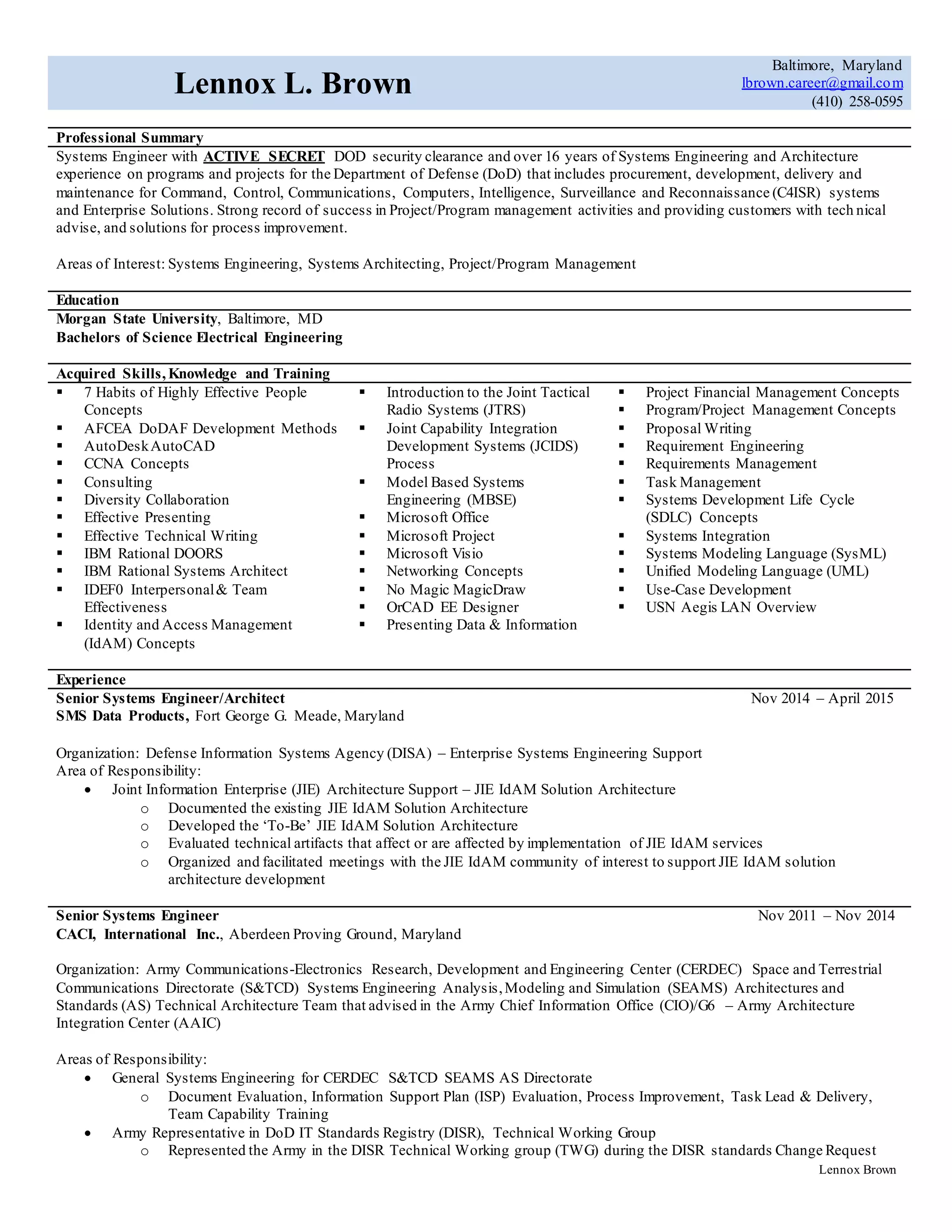 LBrown_Resume_4May2015v19.2 | DOCX