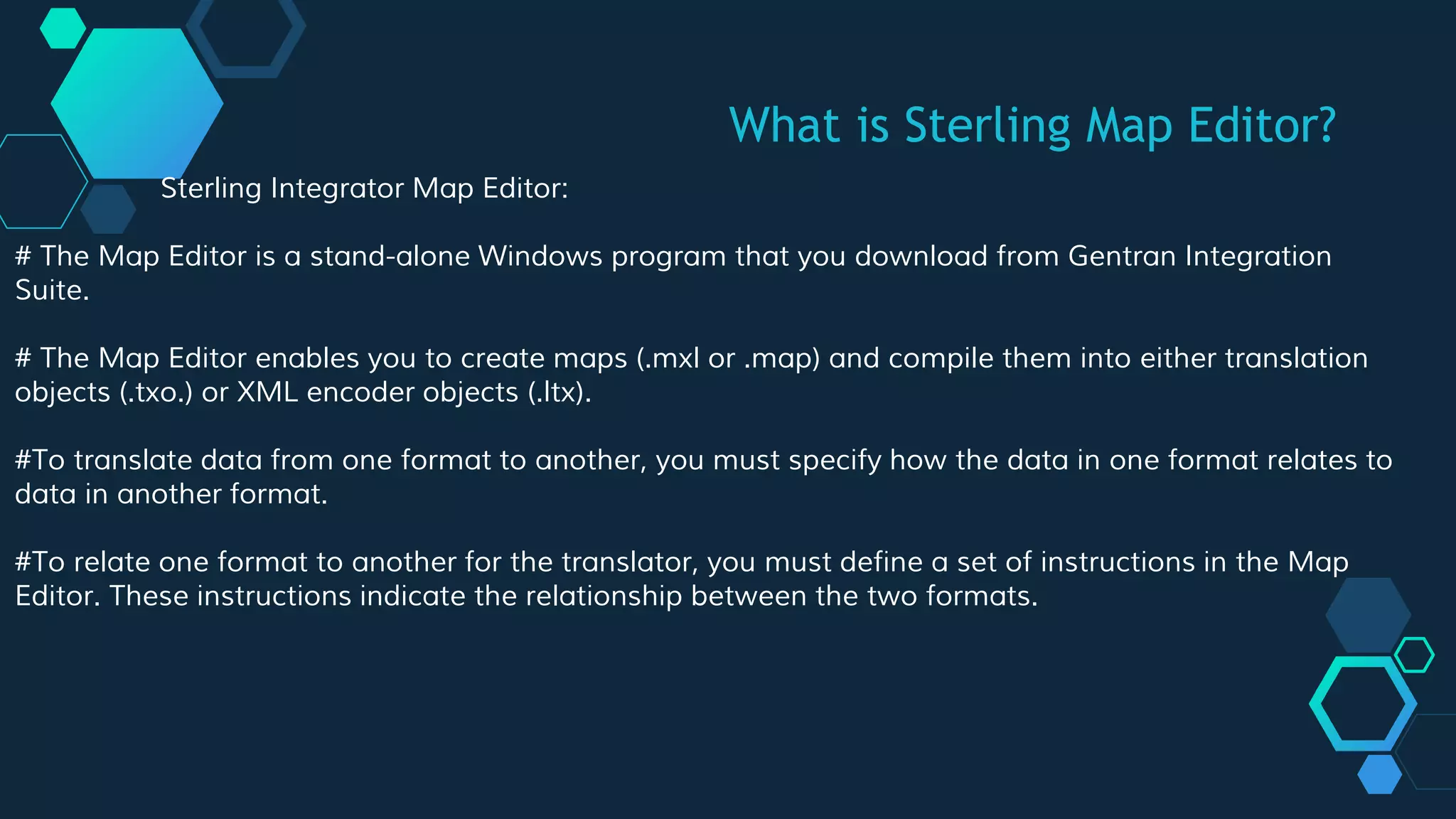 Sterling Integrator Map Editor | PPTX