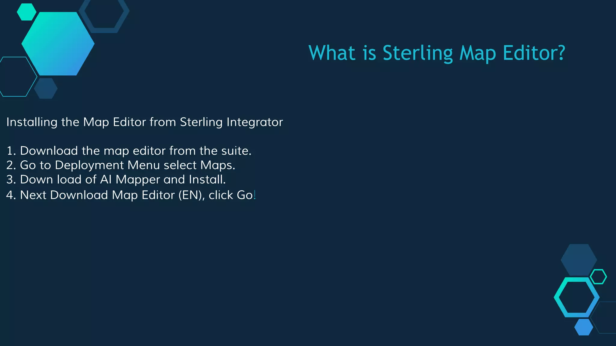 Sterling Integrator Map Editor | PPTX