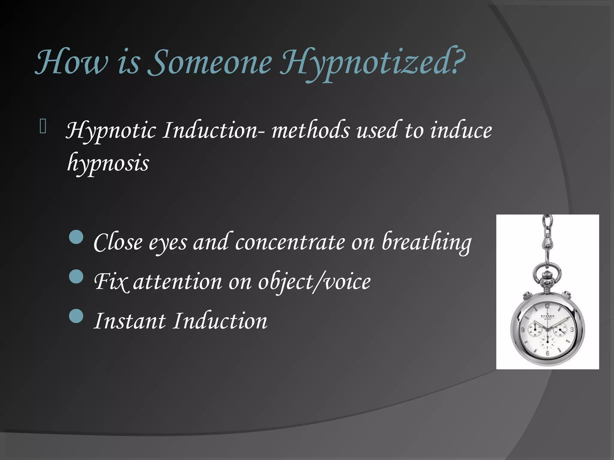 Hypnosis | PPT