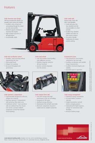 linde counterbalance | PDF