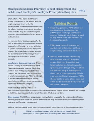 Strategies to Enhance Pharmacy Benefit Management | PDF