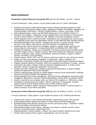 Resume for James D.Hall (Jr Systems Admin-Senior Desktop Admin v3) | PDF