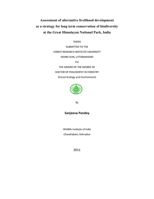 PhD Cover Page and Contents | PDF