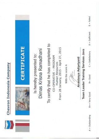 Certificate Chevron