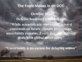 Climate Change and DOD_Overview Opportunities | PPTX