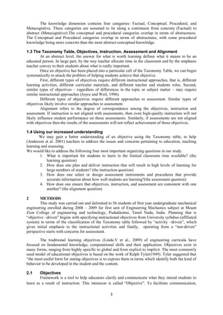 Performance Assessment fo students using specific Instructional Objectives | PDF