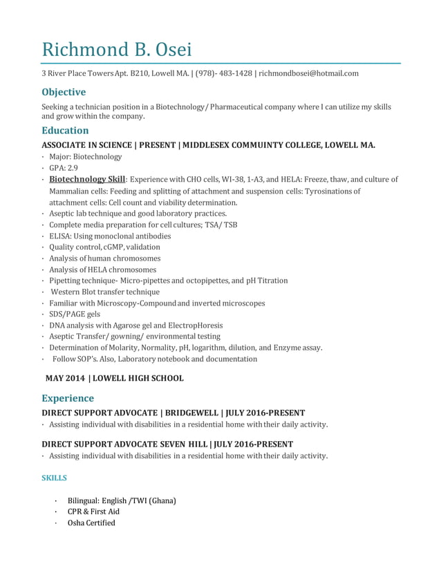 Richmond Osei New Resume | DOCX