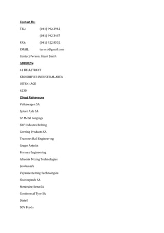 PTE Company Overview | PDF | Manufacturing Industry | Industries