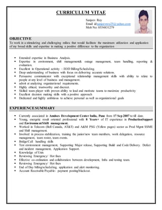 Sanjeev_Roy_CV. | DOC