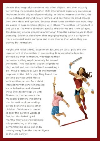 The Role of the Caregiver in Pretend Play | PDF