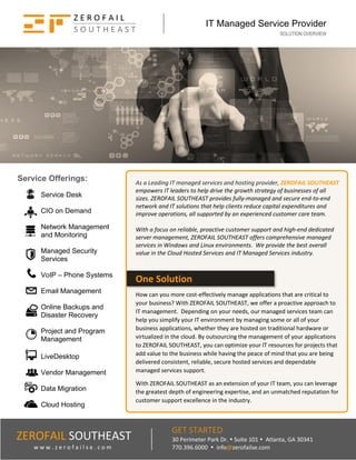 one-sheet-IT Managed Service Provider | PDF
