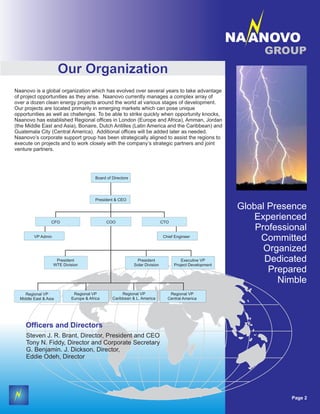 Naanovo Corporate Profile - 2015 | PDF