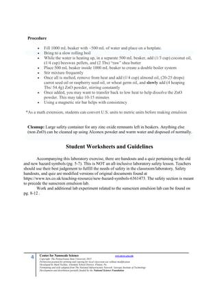 Science-of-Suncreen-Lesson-Plan | PDF