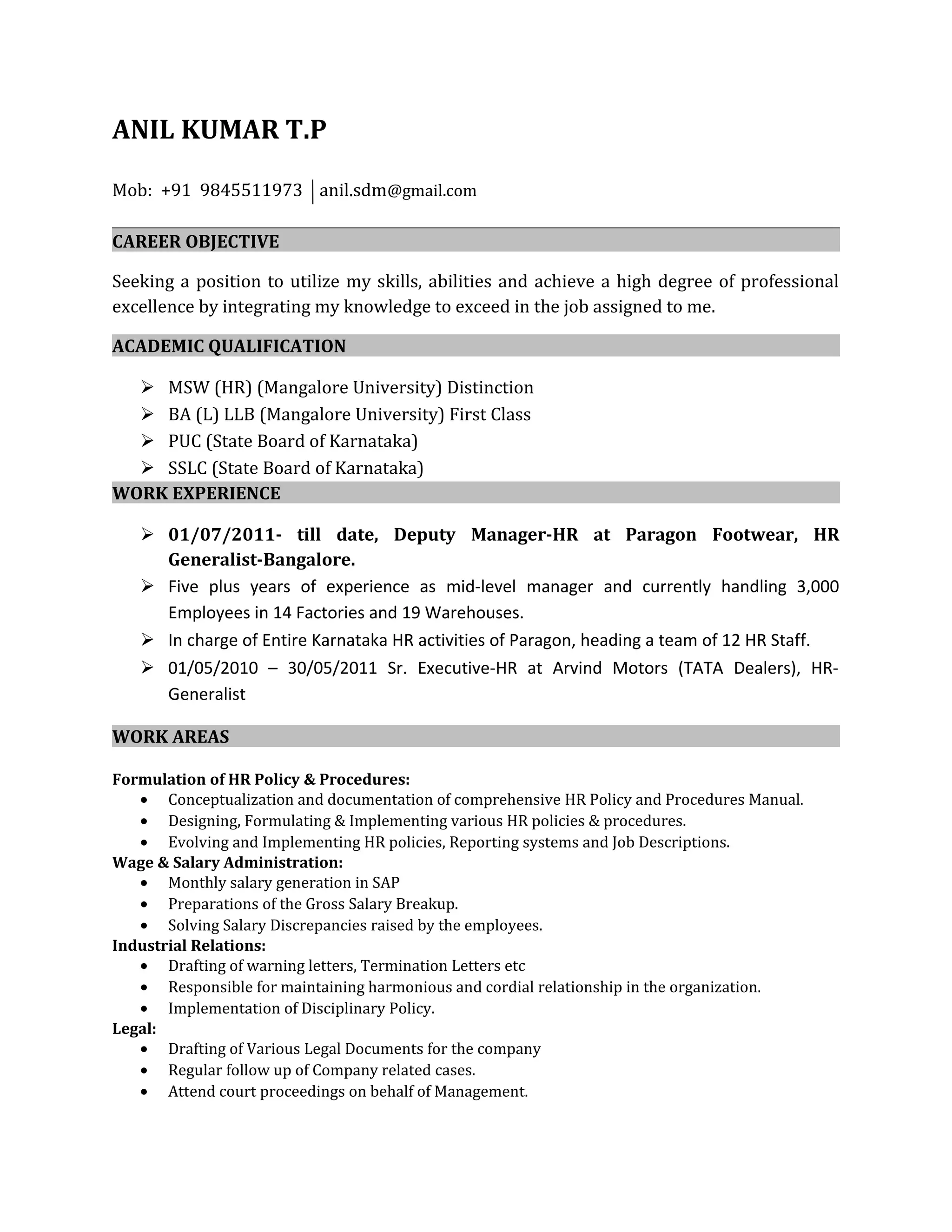Anil CV | DOC
