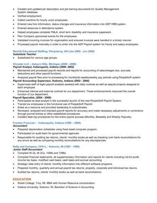 Gina Brice Consultant Resume | PDF