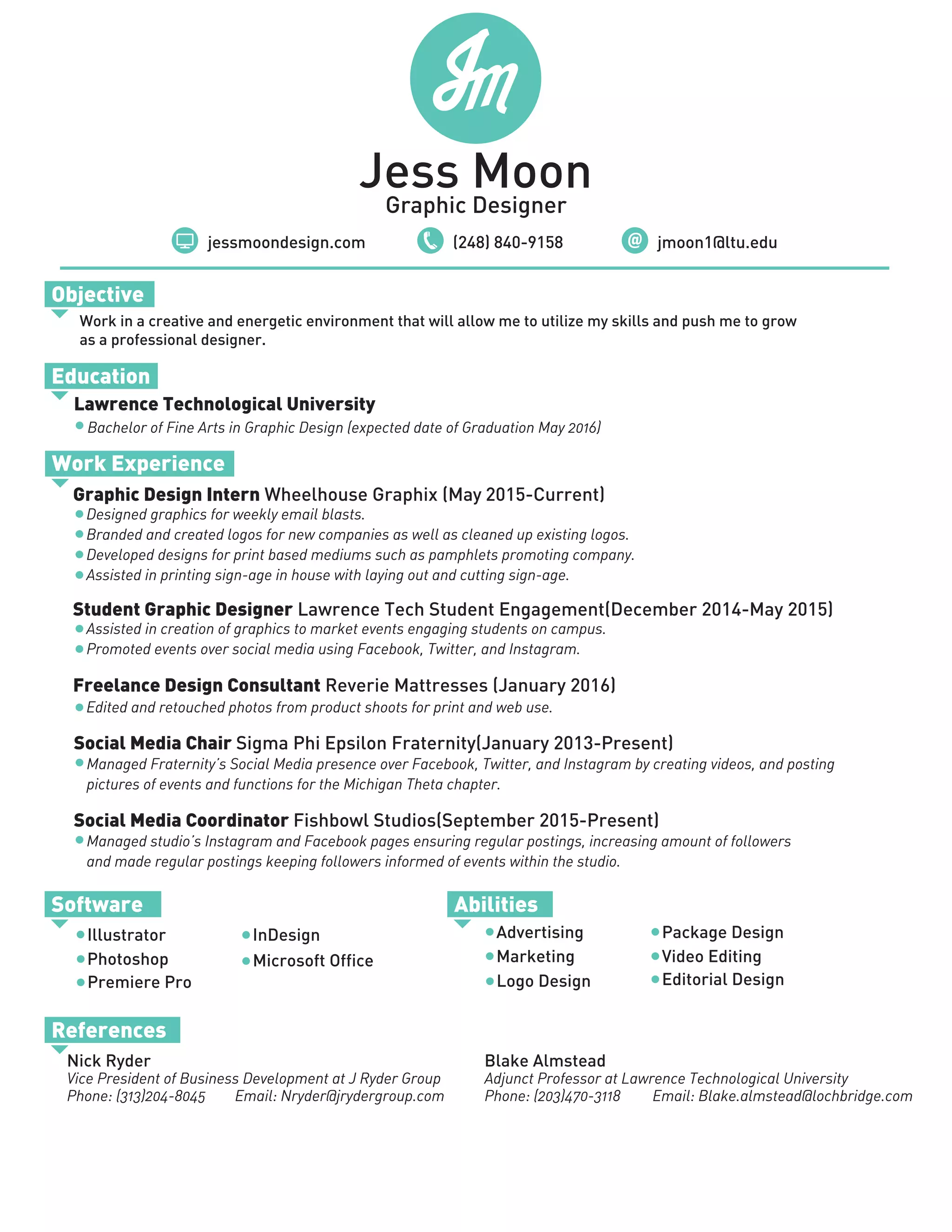 Jess Moon Resume | PDF