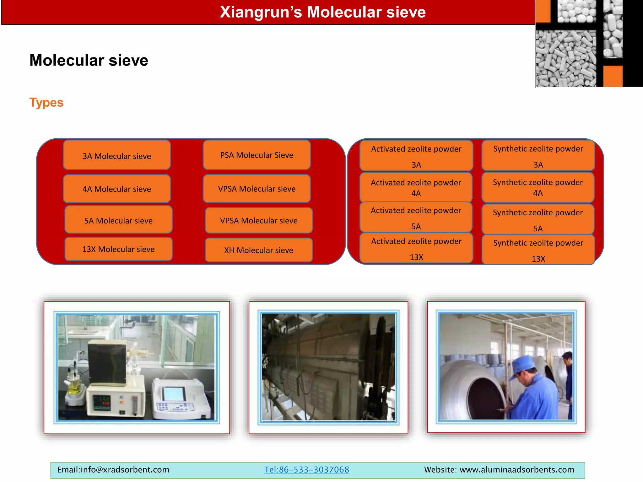 Molecular sieve introduction-Xiangrun | PDF