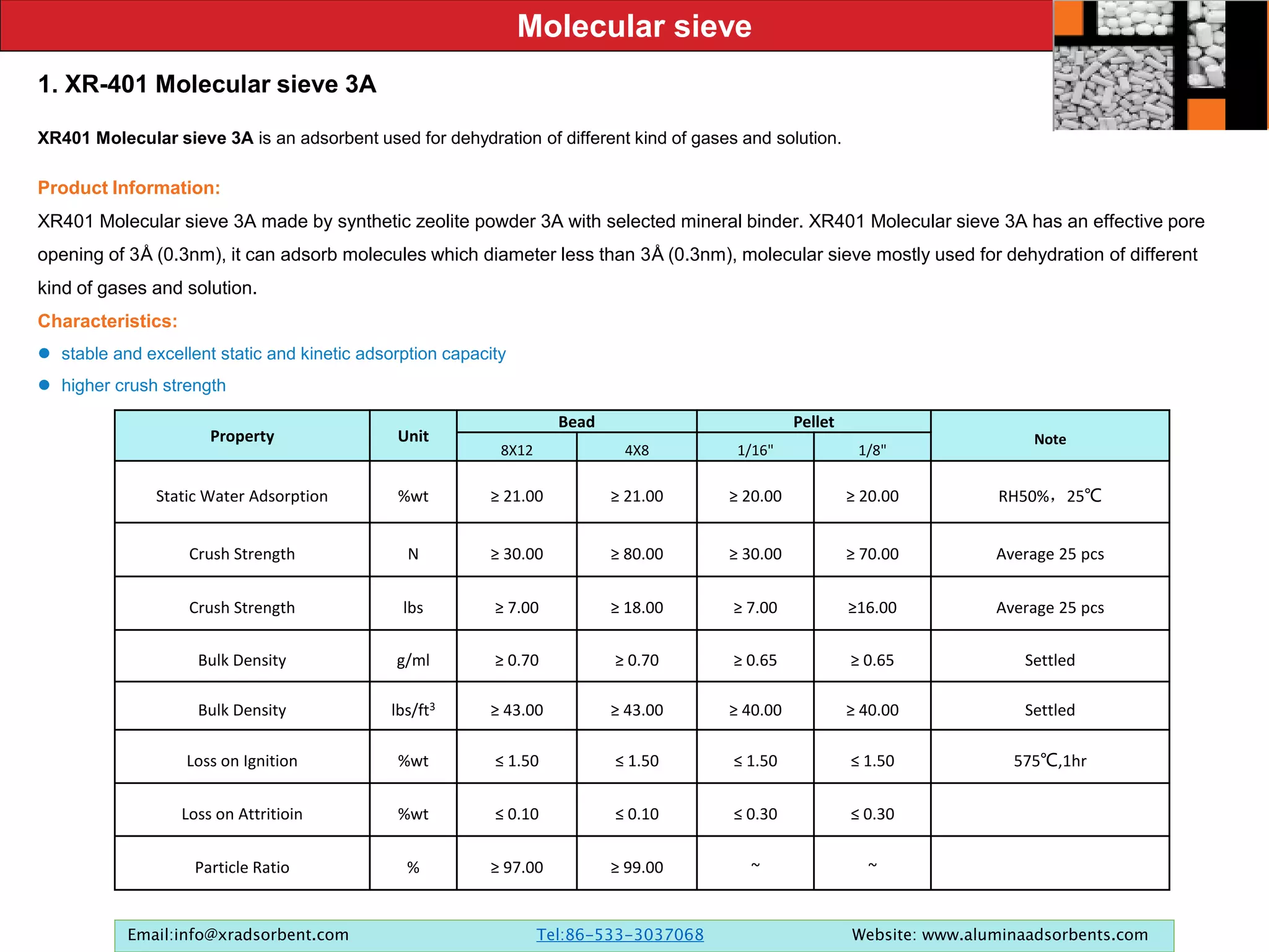 Molecular sieve introduction-Xiangrun | PDF