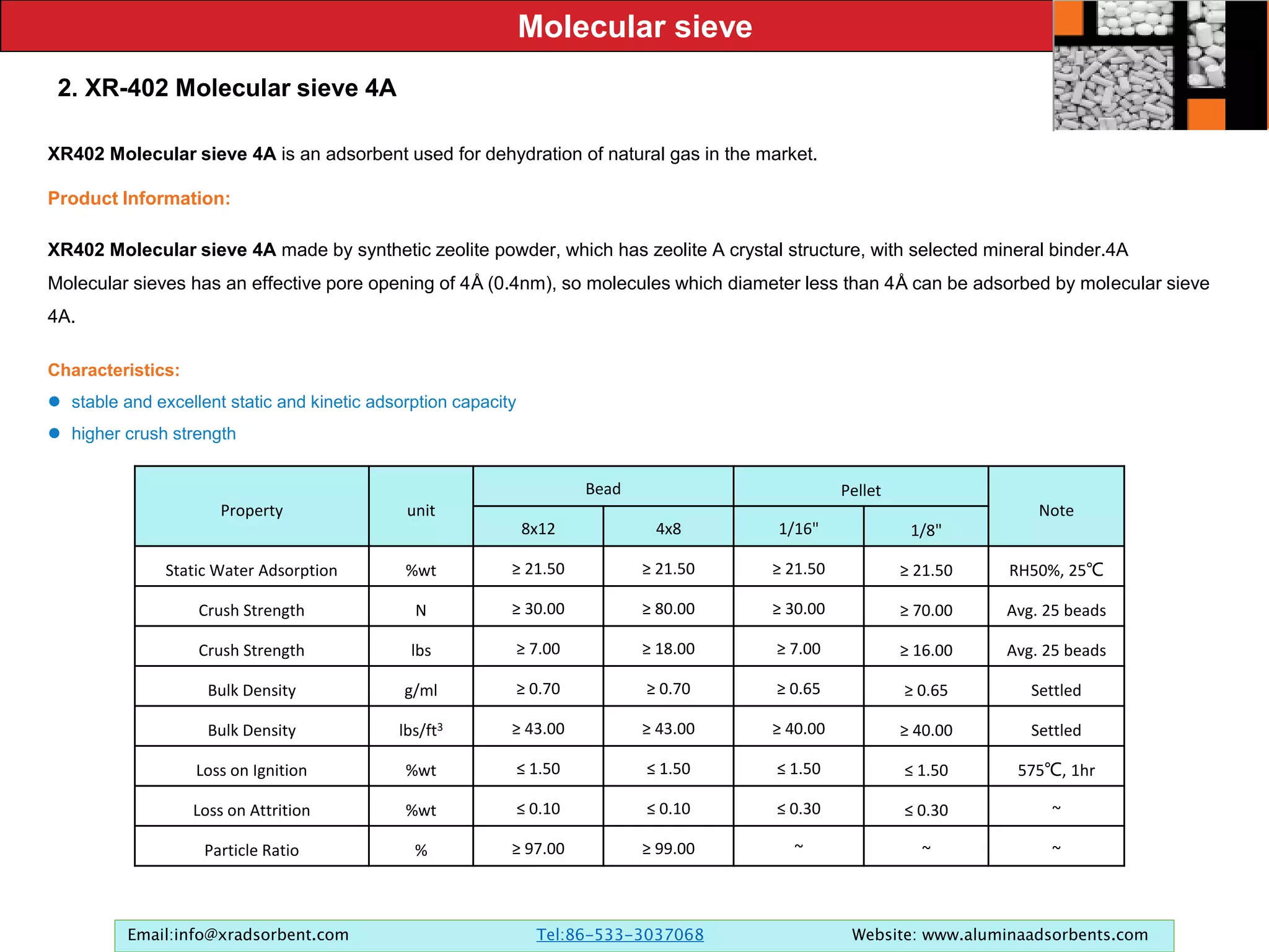 Molecular sieve introduction-Xiangrun | PDF