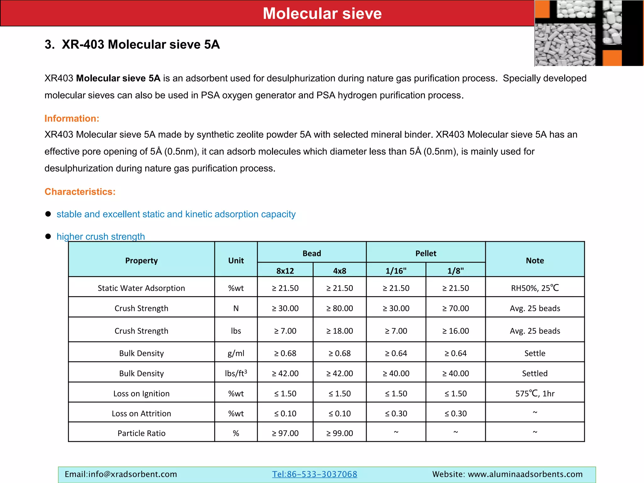 Molecular sieve introduction-Xiangrun | PDF