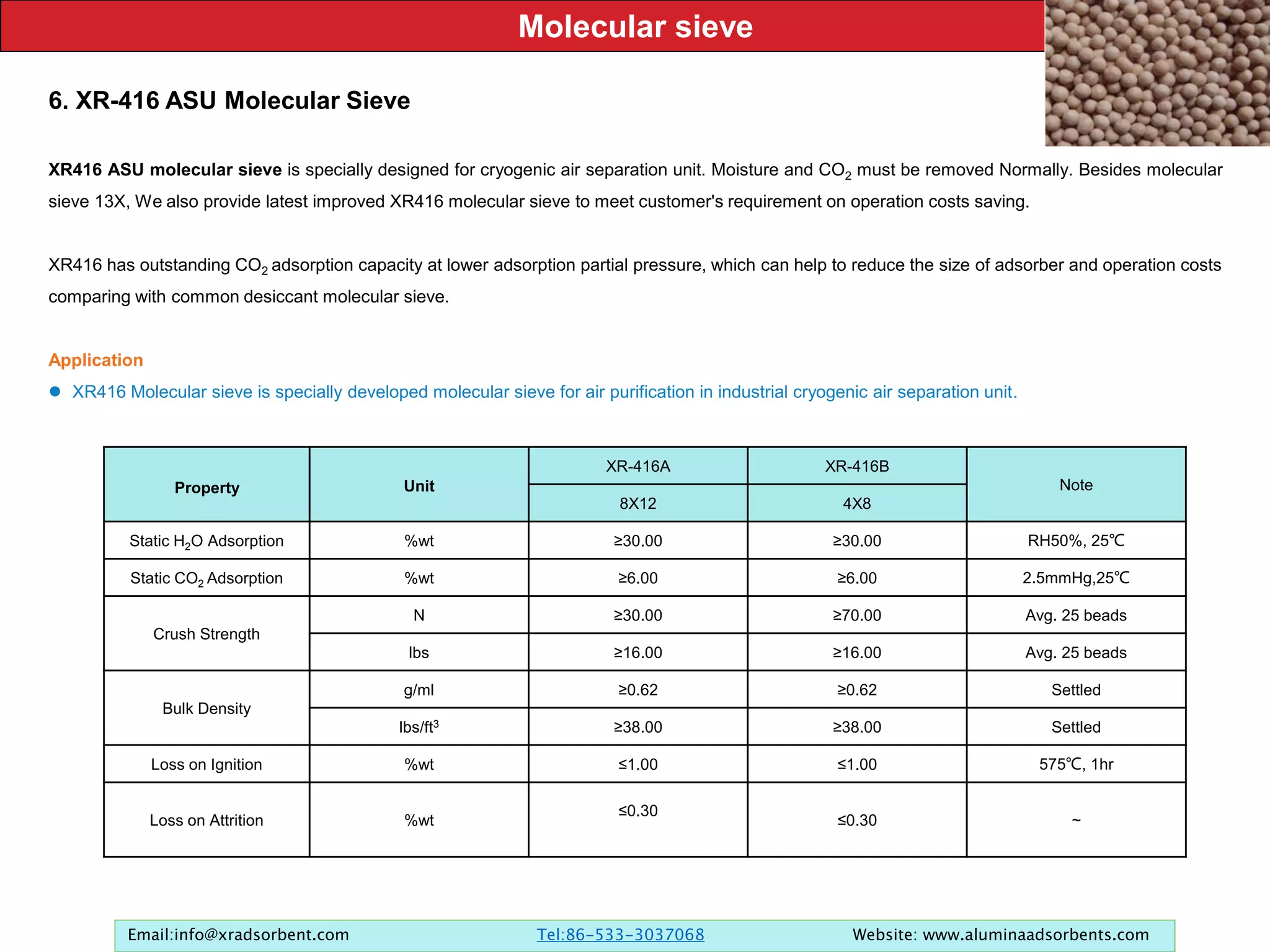 Molecular sieve introduction-Xiangrun | PDF