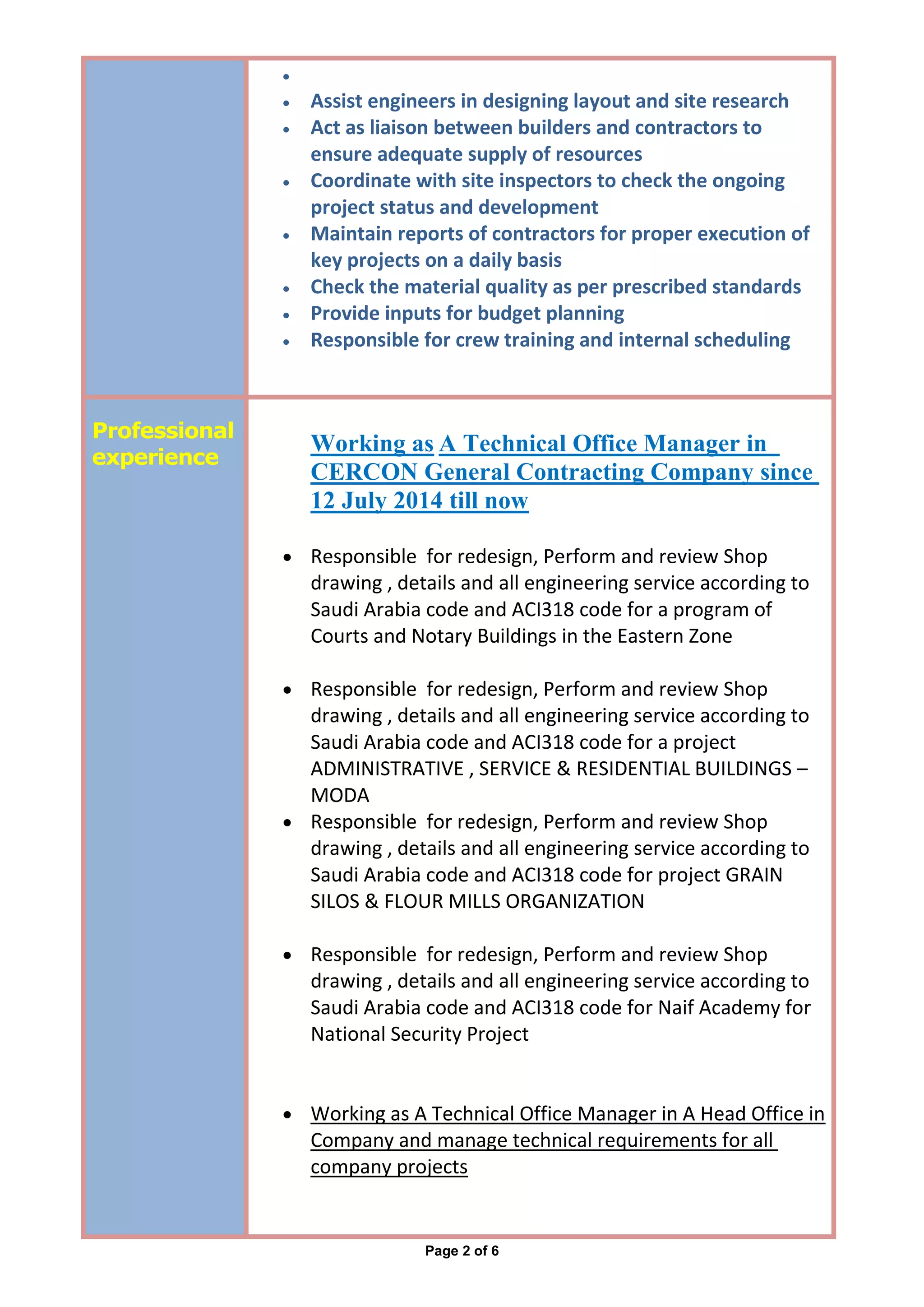 MOHAMED ROSHDI CV | PDF