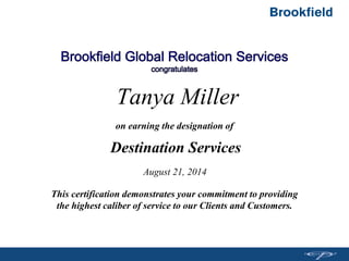 DestinationServicesCertificate | PPT