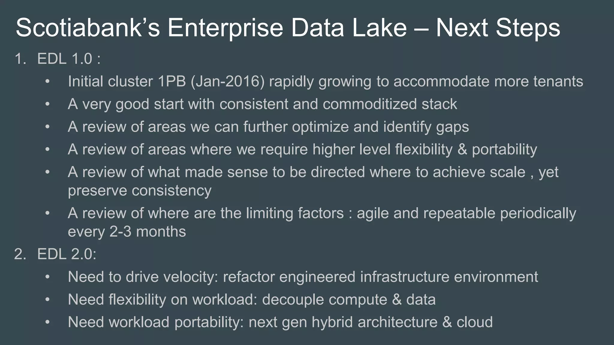 Lessons learned from the proverbial battlefield - Hortonworks roadshow ...
