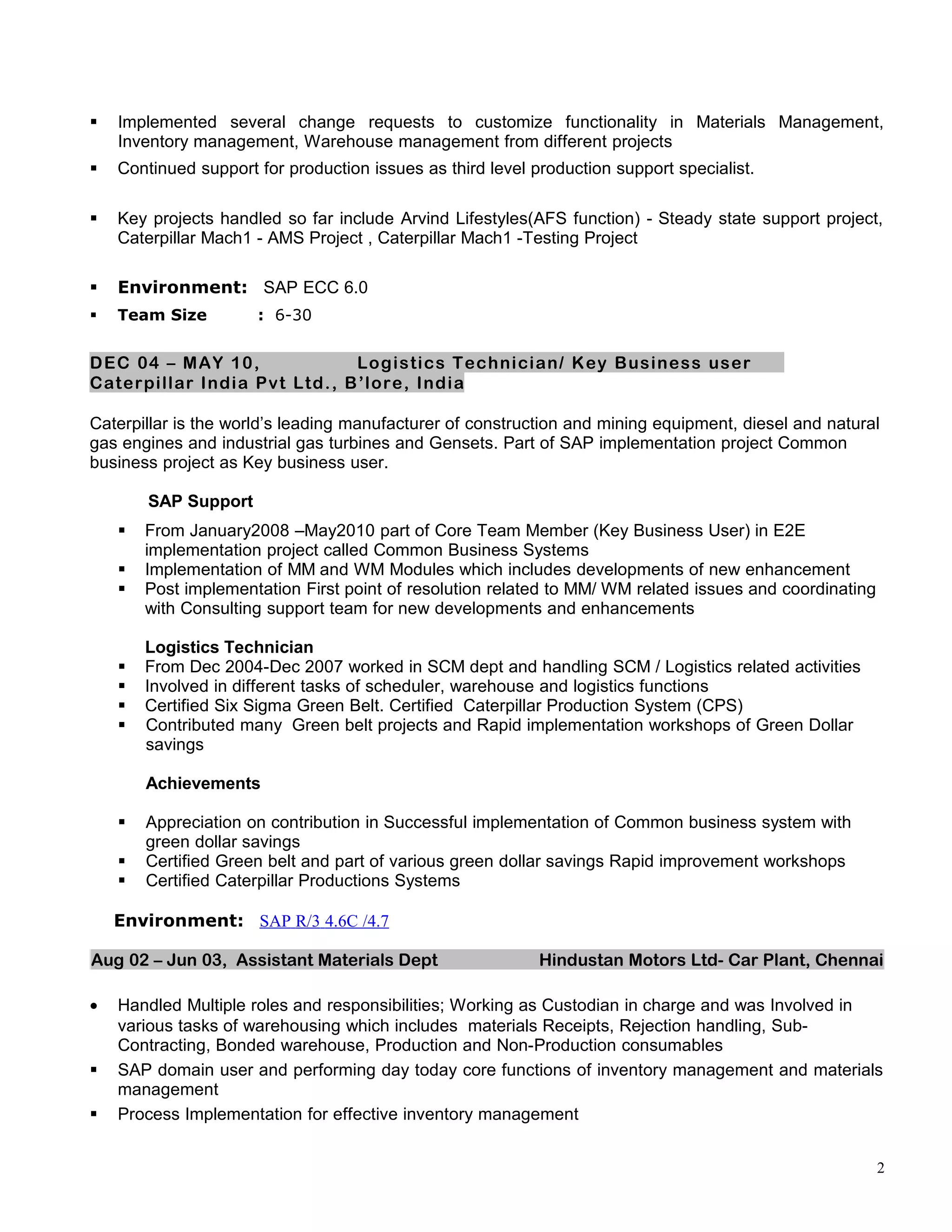 IBM H1B Resume_Natraj | DOC