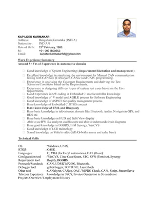 Kapil_Resume | PDF