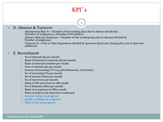SAP BW HR KPIs | PPTX