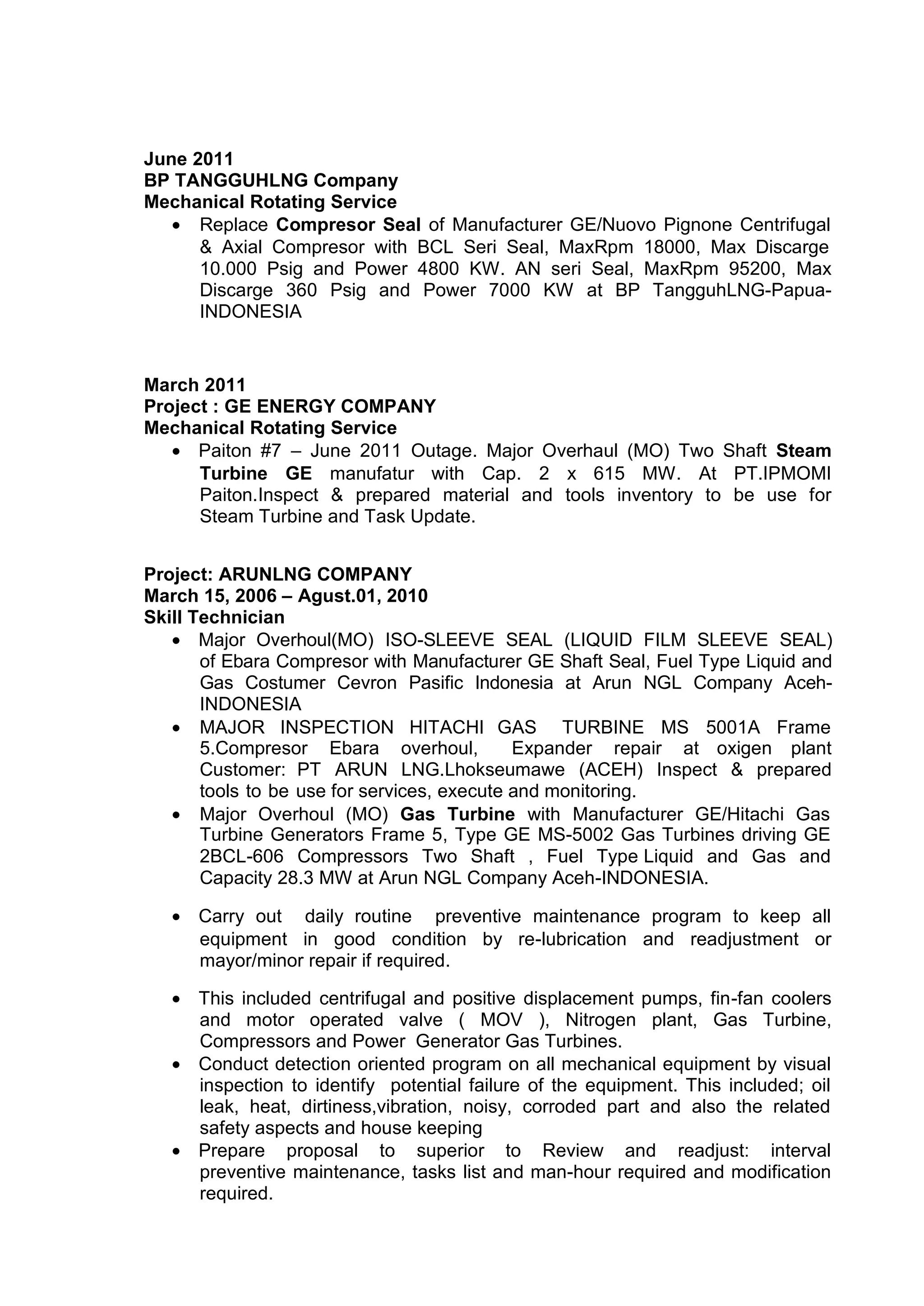 Ahmad Ridwan - Updated CV. | DOC