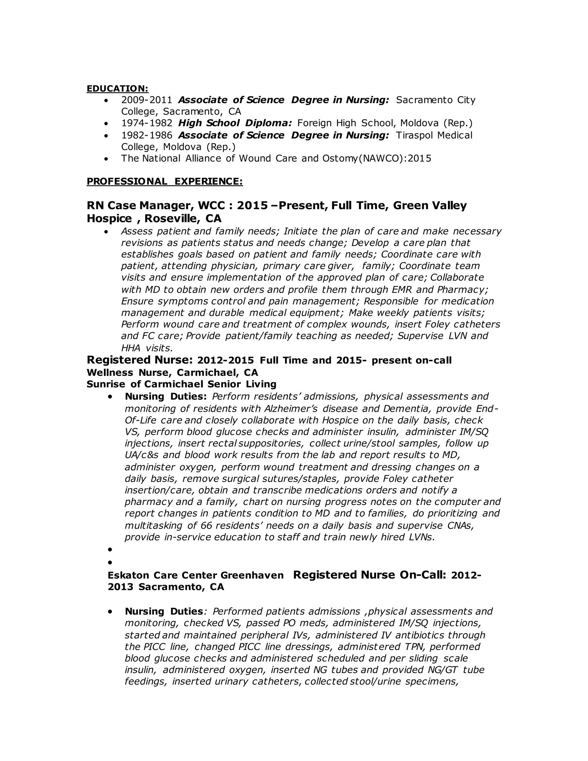 RN Resume Updated | DOCX