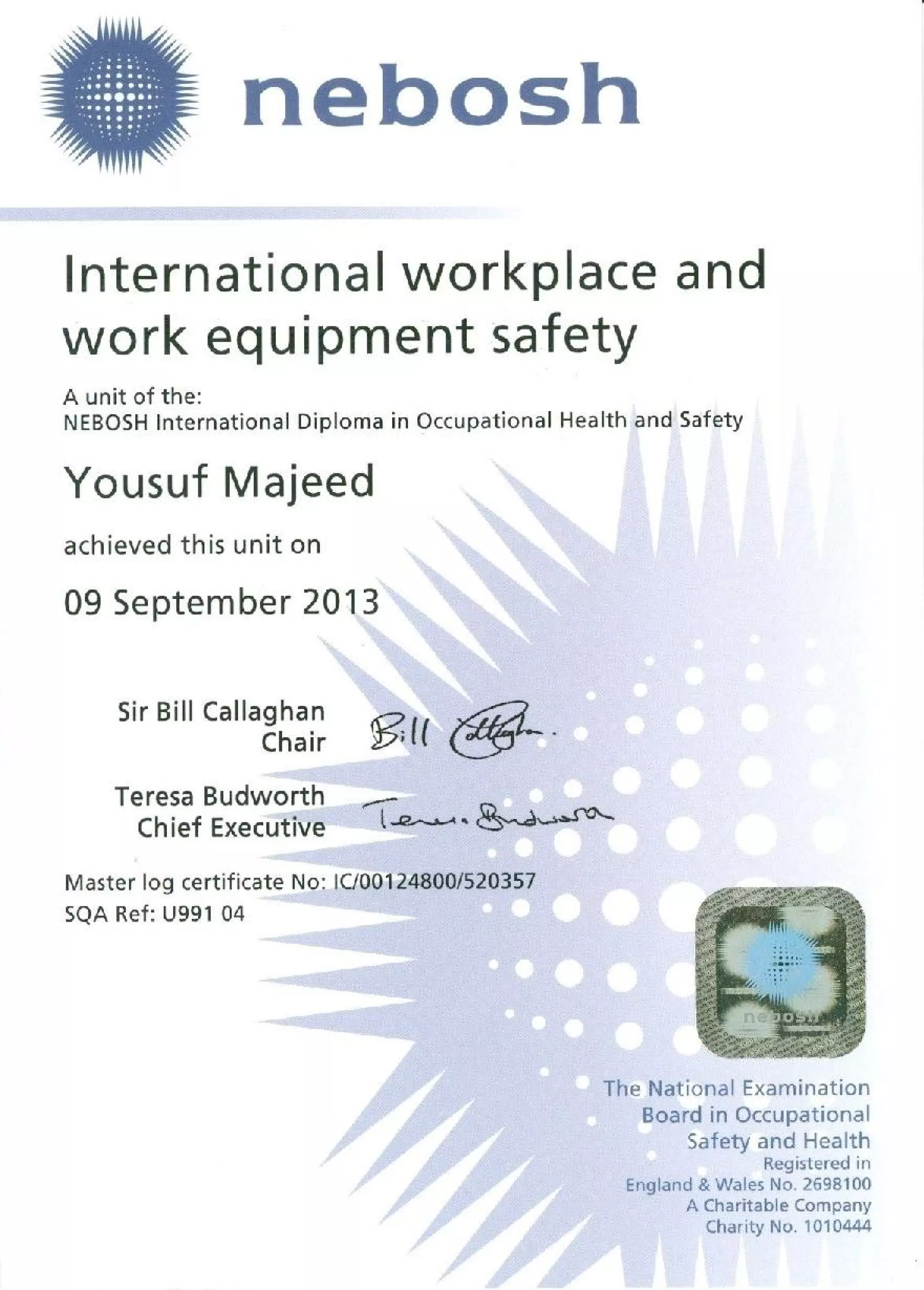 Nebosh Diploma | PDF