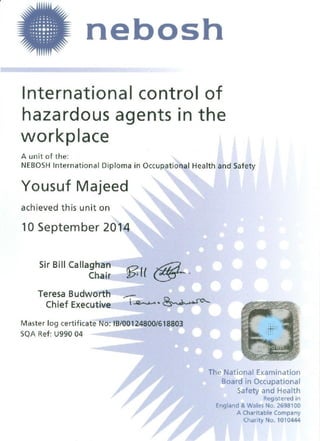 Nebosh Diploma | PDF