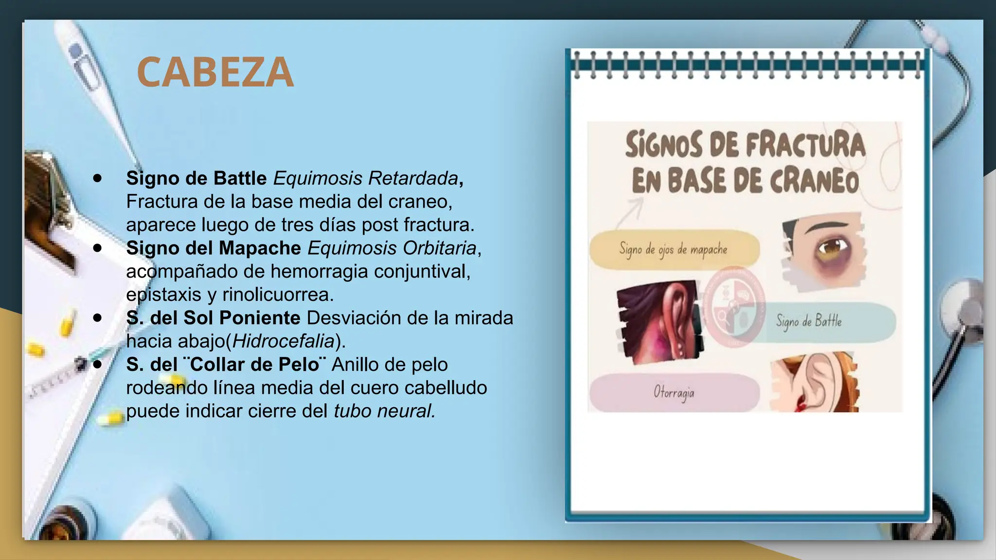 SEMIOLOGÍA de Cabeza y Cuello completo.. | PPTX