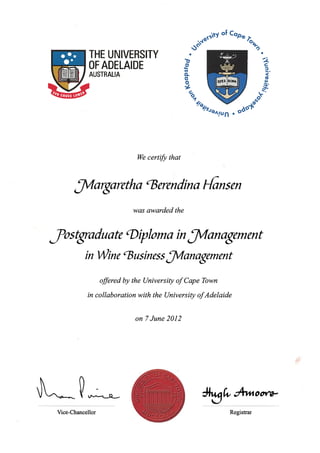 Post. Dip Business Management | PDF