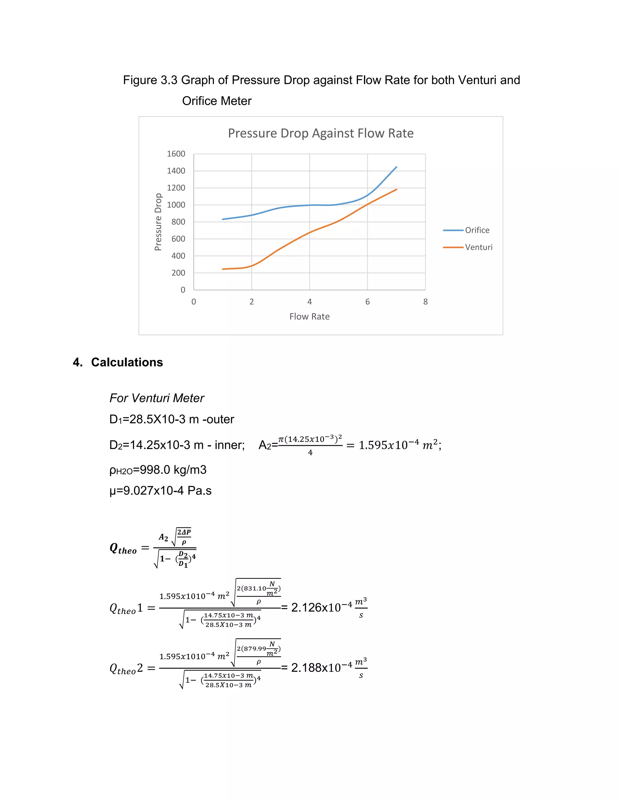 Calibration of Venturi and Orifice Meters | PDF