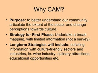 Cultural Asset Mapping in Niagara | PPT