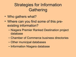 Cultural Asset Mapping in Niagara | PPT