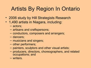 Cultural Asset Mapping in Niagara | PPT