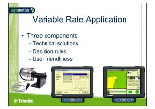 Sensor based Variable Rate Application | PDF