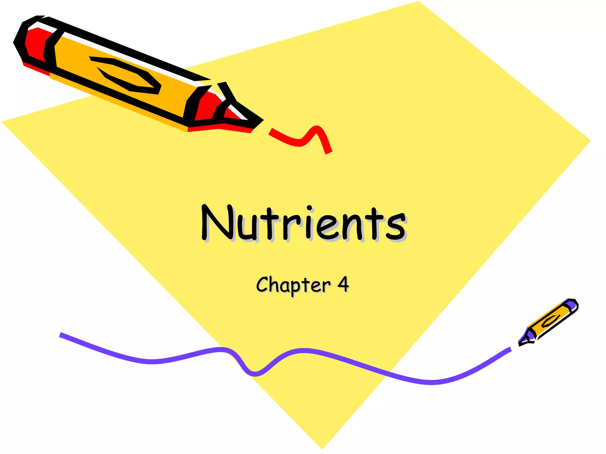 Chapter 4 Nutrients Lesson 1 - Carbohydrates | PPT